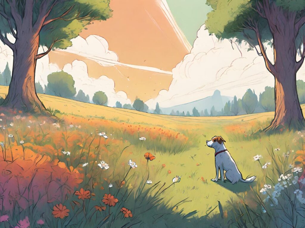 Dog Heaven Poem Collection: Eternal Love Beyond the Rainbow