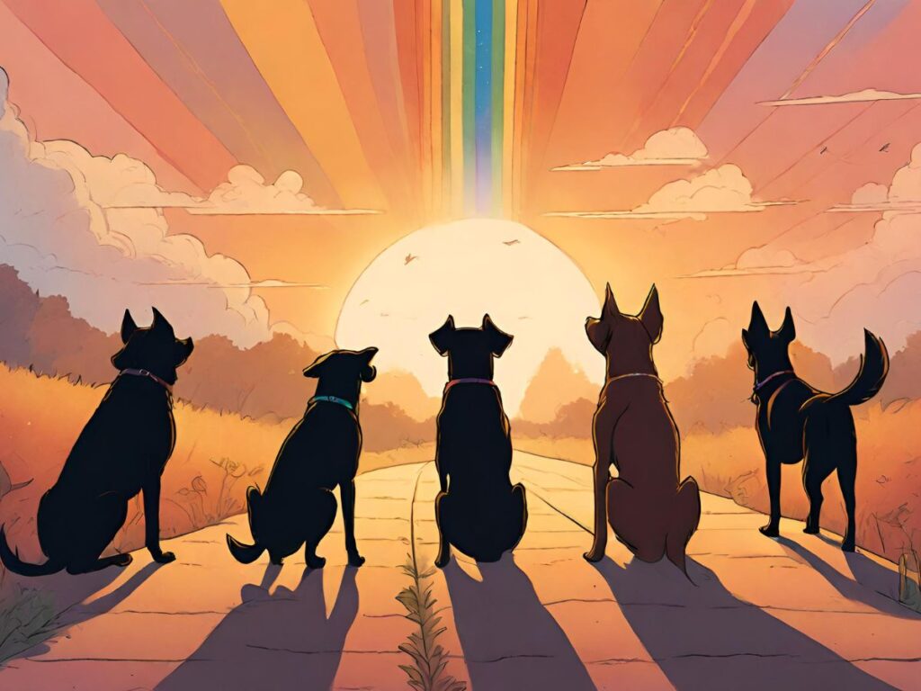 Rainbow Bridge Dog Quotes: Healing Words After Loss